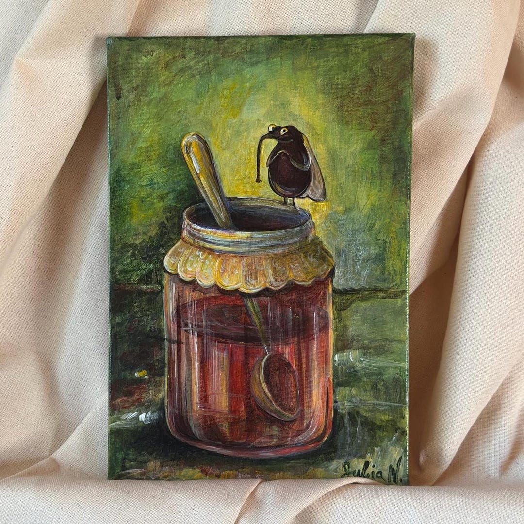 Original Oil Painting on Canvas|kitchen Art 30*20cm|contemporary ...