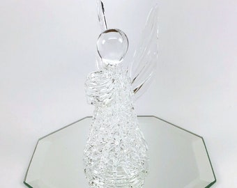 Spun Glass Angel - Etsy