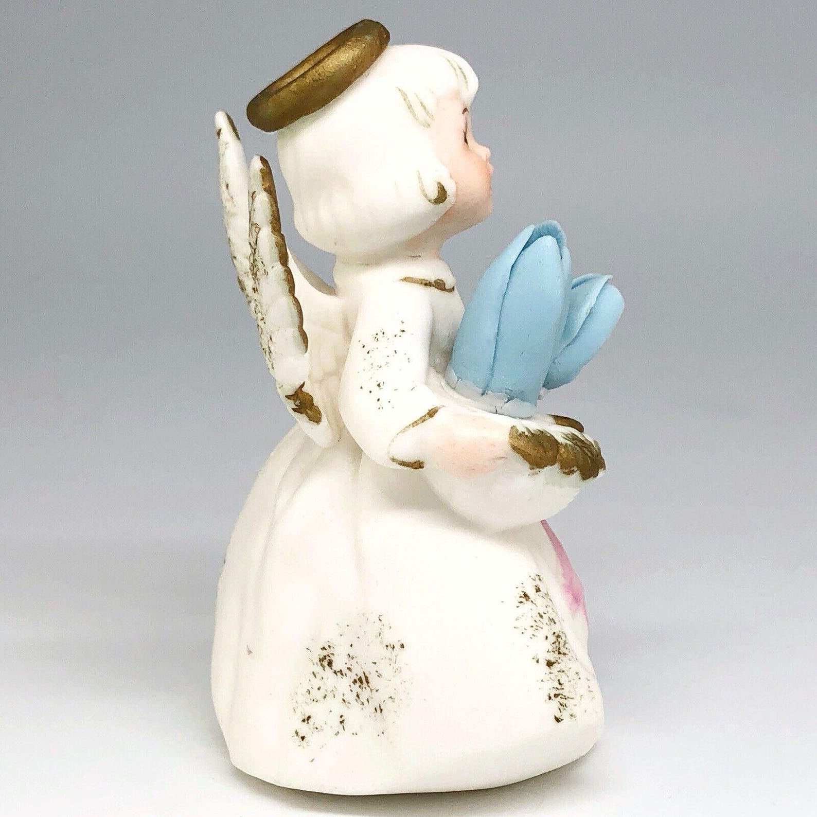 Lefton January Birthday Angel of the Month Figurine, Hand Painted ...