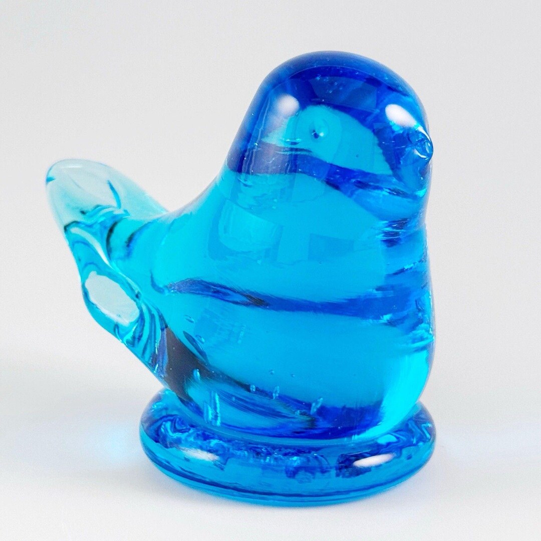 Leo Ward of Terra Studios, Bluebird of Happiness Figurine, Hand Blown ...