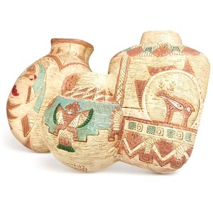 Frankies Designs Adobe Pots Styrofoam Wall Hanging, Native American ...