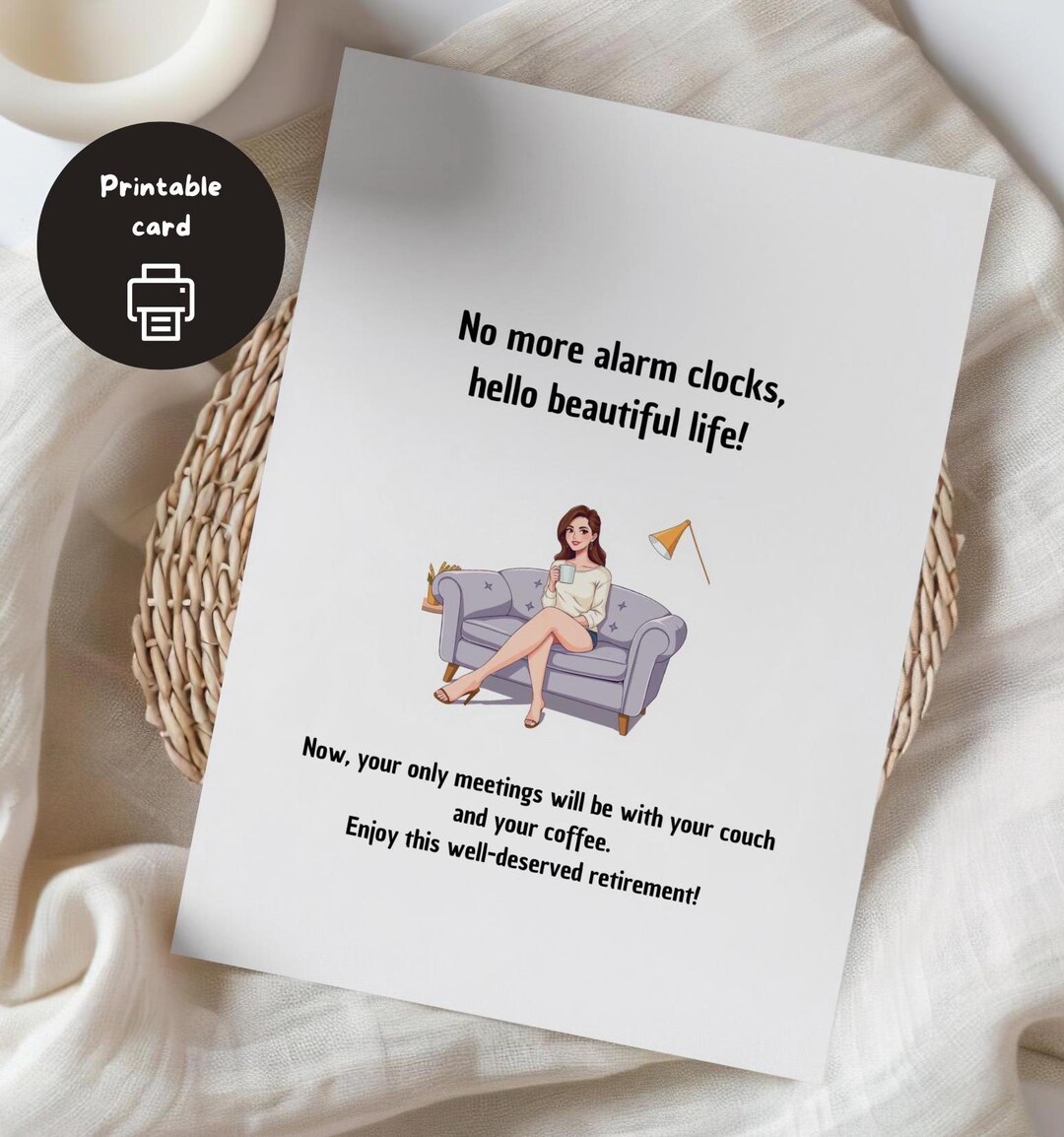 Retirement Card to Print, Printable Digital, Long Live Retirement ...