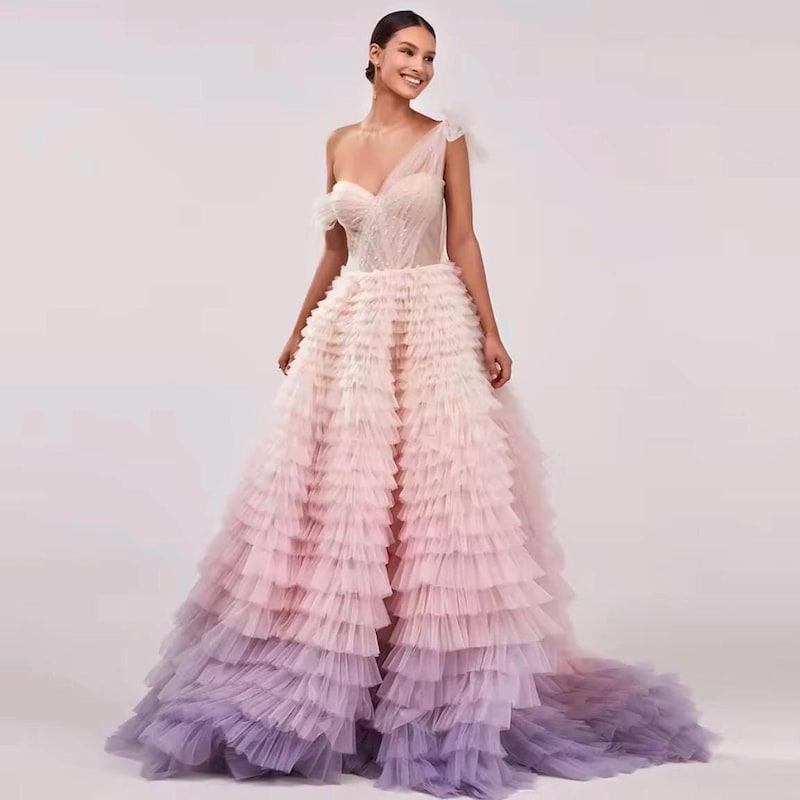 Ombre Evening Dress - Etsy