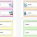 Dr Seuss EDITABLE Name Tags/ Desk Plates - Etsy