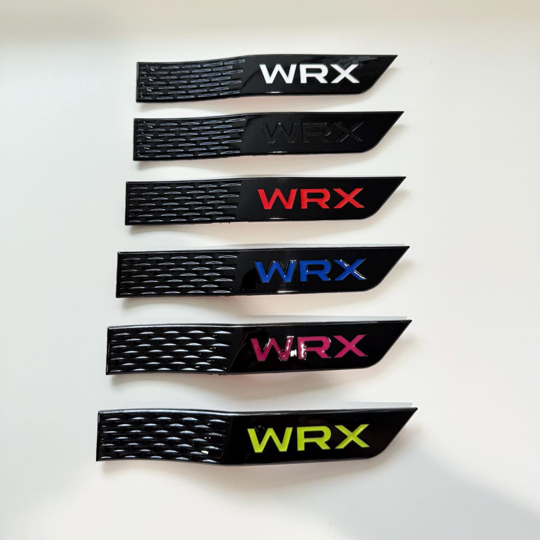 WRX / STI Fender Badge Emblem Set for 2015-2021 - Etsy