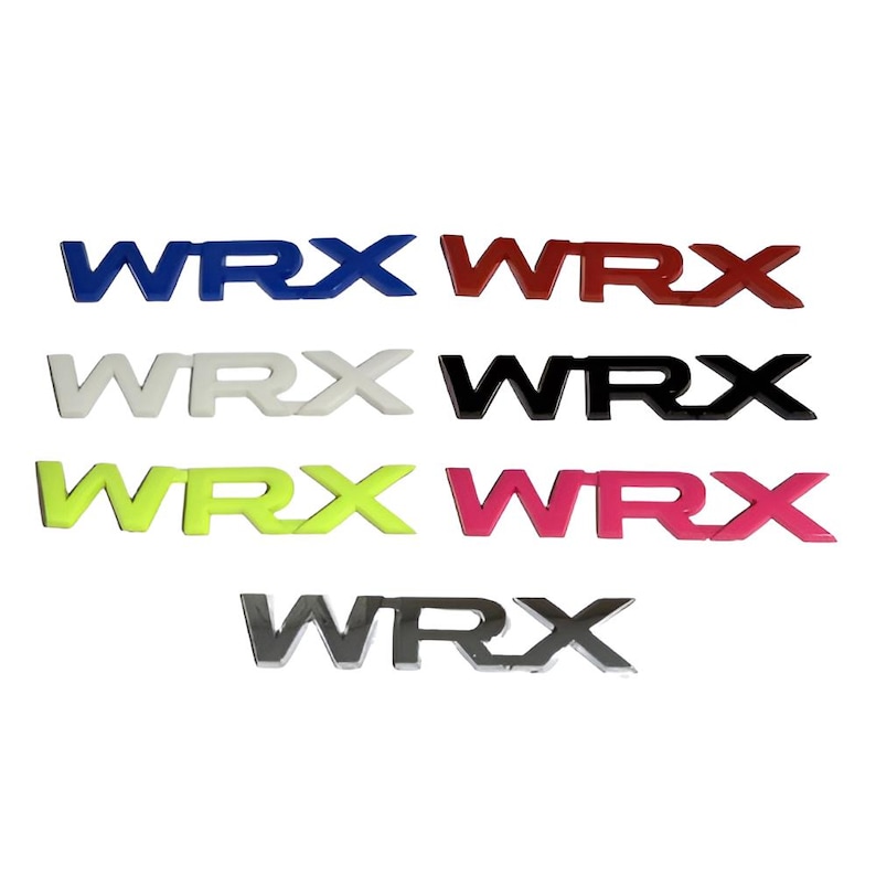 WRX Trunk Badge - Etsy