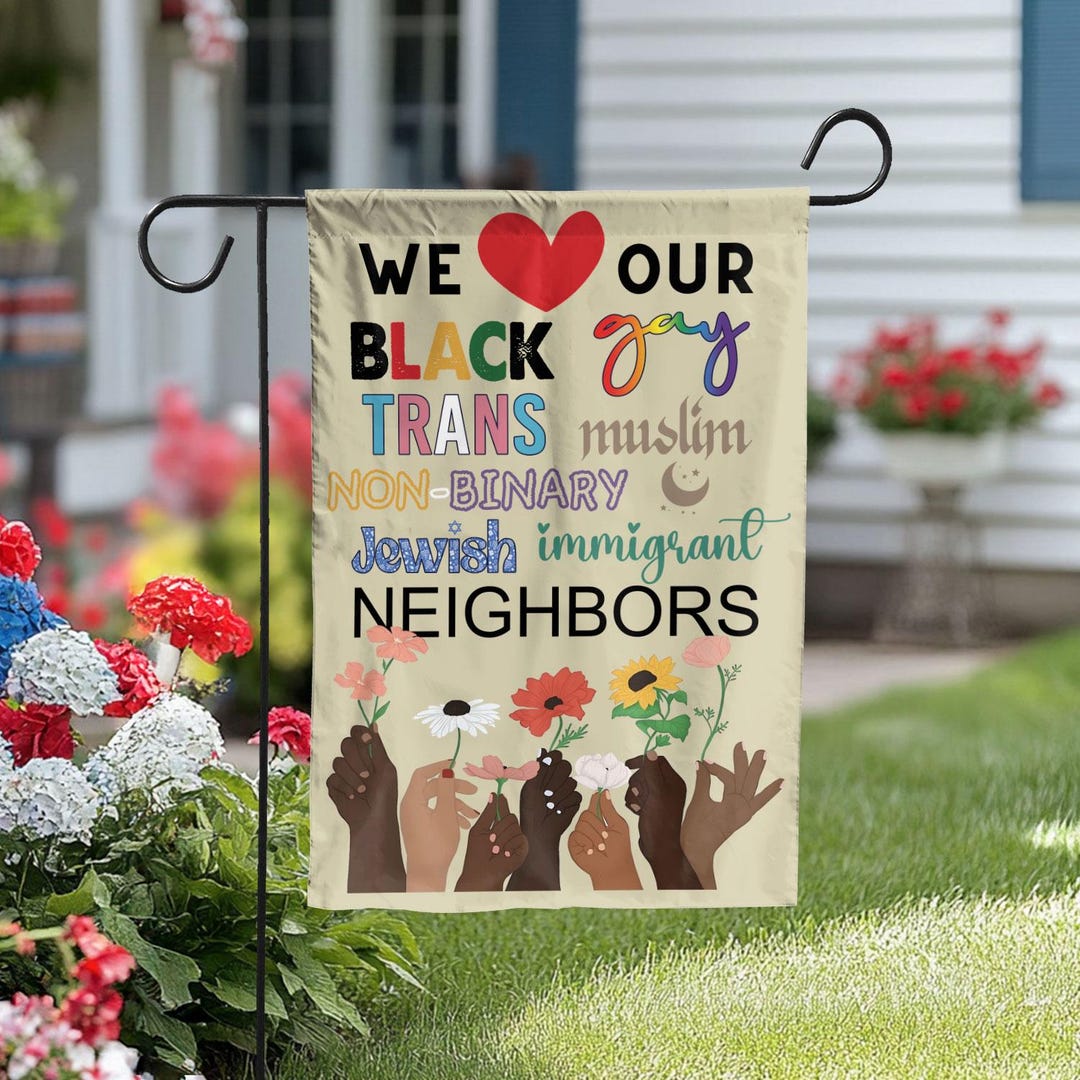 Inclusion & Equal Rights Garden Flag, LGBTQ Pride Banner, Kindness ...