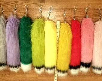 Faux fur tail | Etsy
