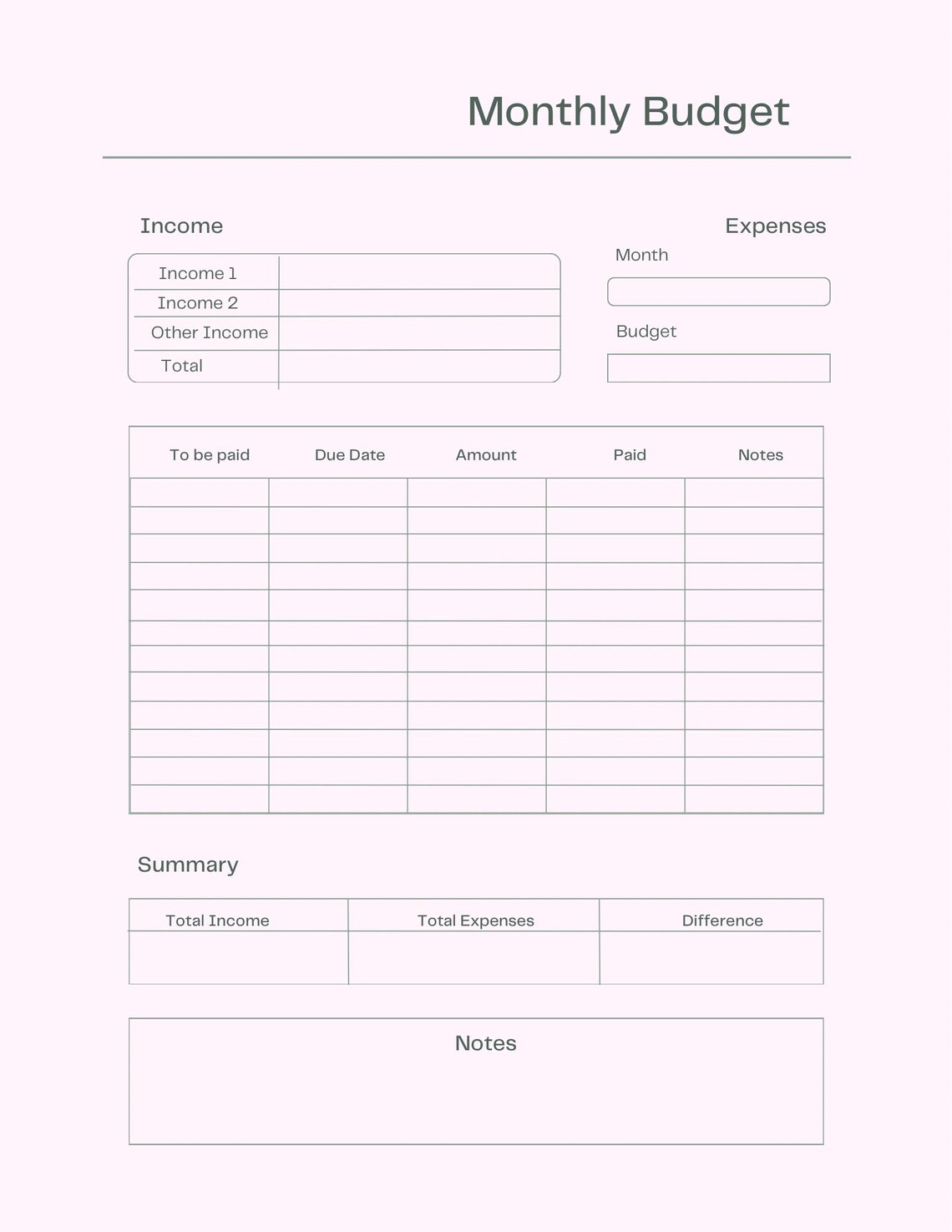 Planner, 2025, Digital Planner, Printable Planner, Habit Tracker ...