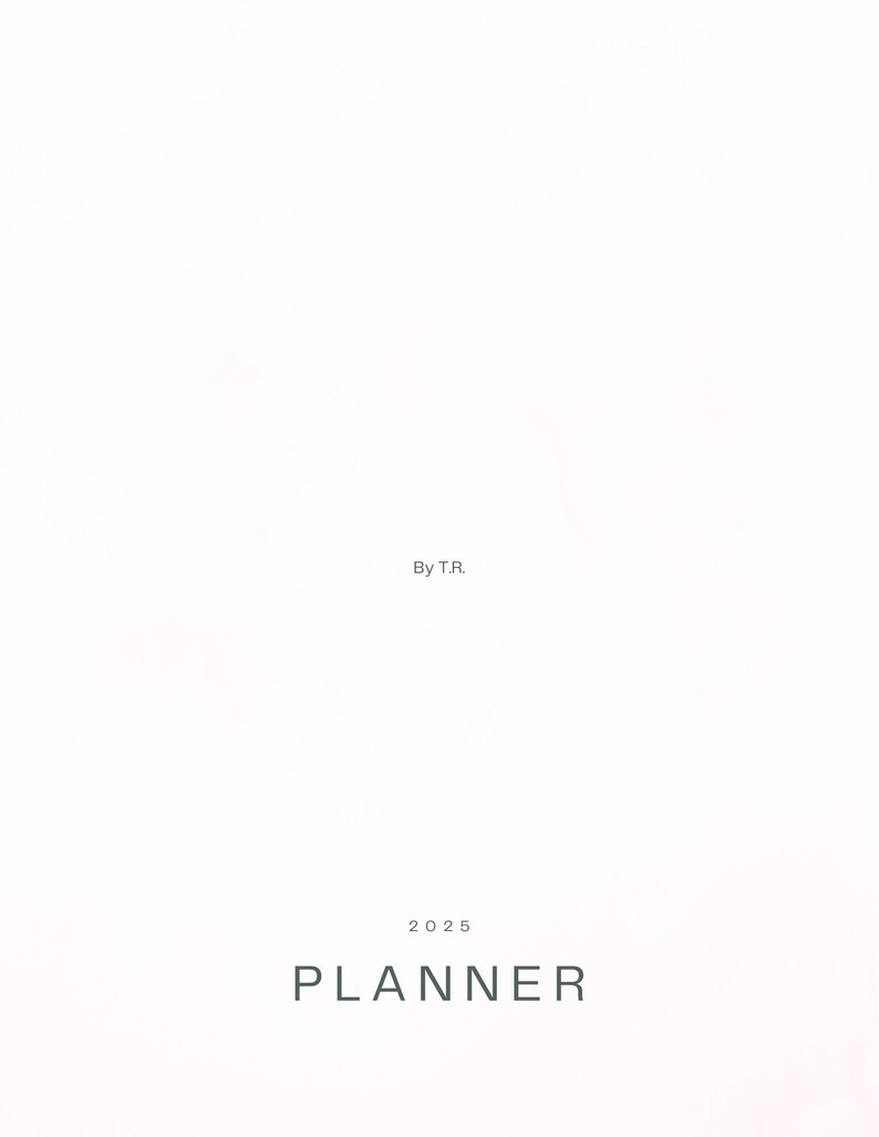 Planner, 2025, Digital Planner, Printable Planner, Habit Tracker ...