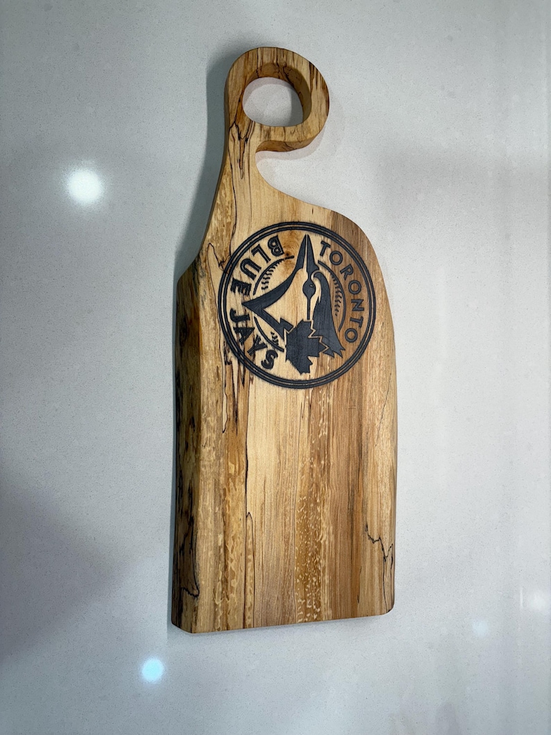 Toronto Blue Jays Charcuterie Board – Spalted Maple Cheese & Meat ...