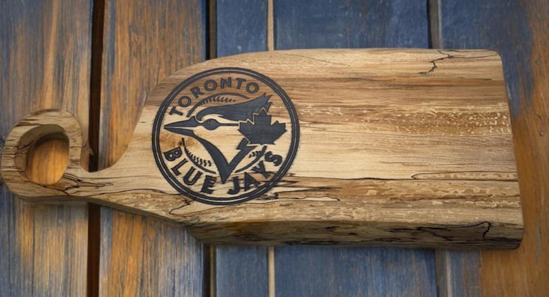Toronto Blue Jays Charcuterie Board – Spalted Maple Cheese & Meat ...