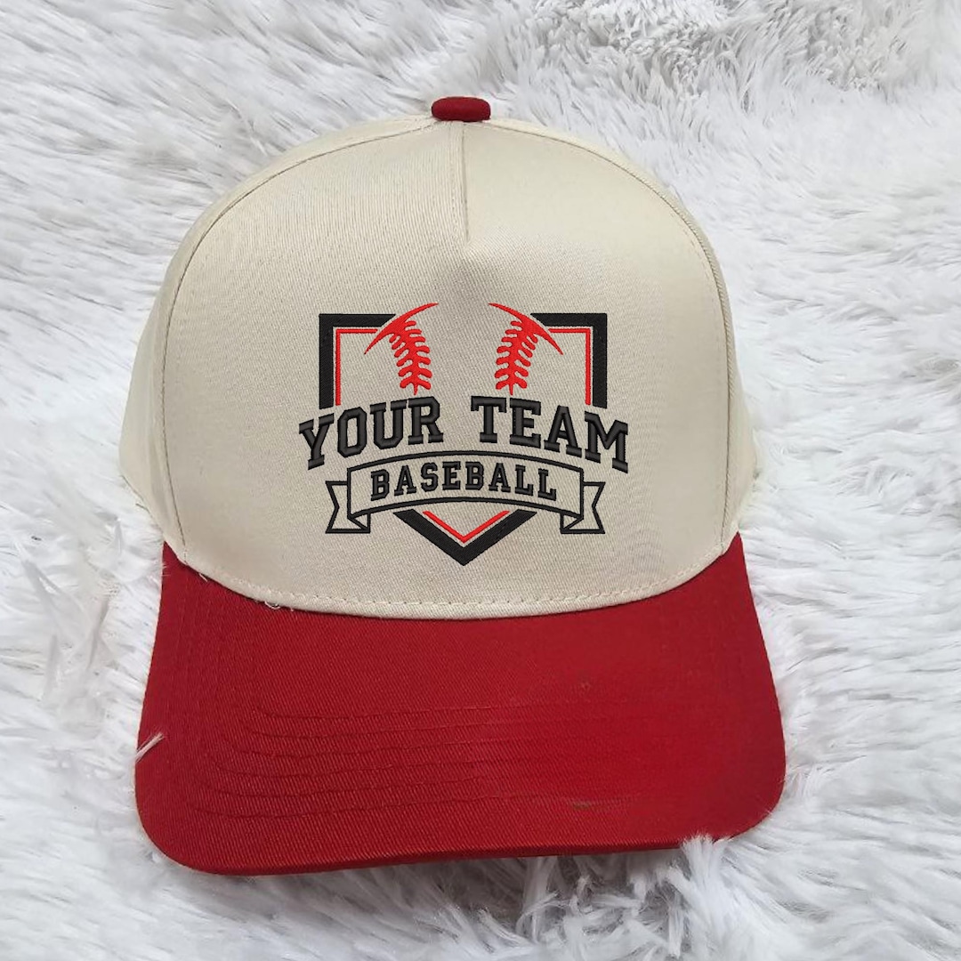 Embroidered Custom Team Baseball Hat, Baseball Cap, Personalized Your ...