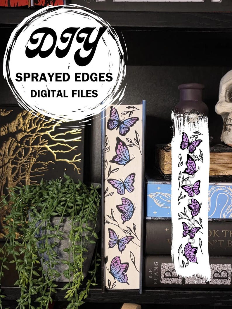 Sprayed Edges - Digital File for Quicksilver DIY Sprayed Book Edges - Etsy
