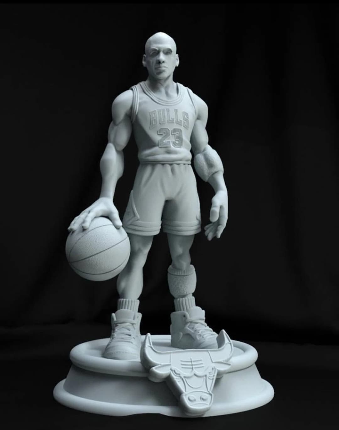 Michael Jordan Statue 3D Print Multiple Color Options Available - Etsy