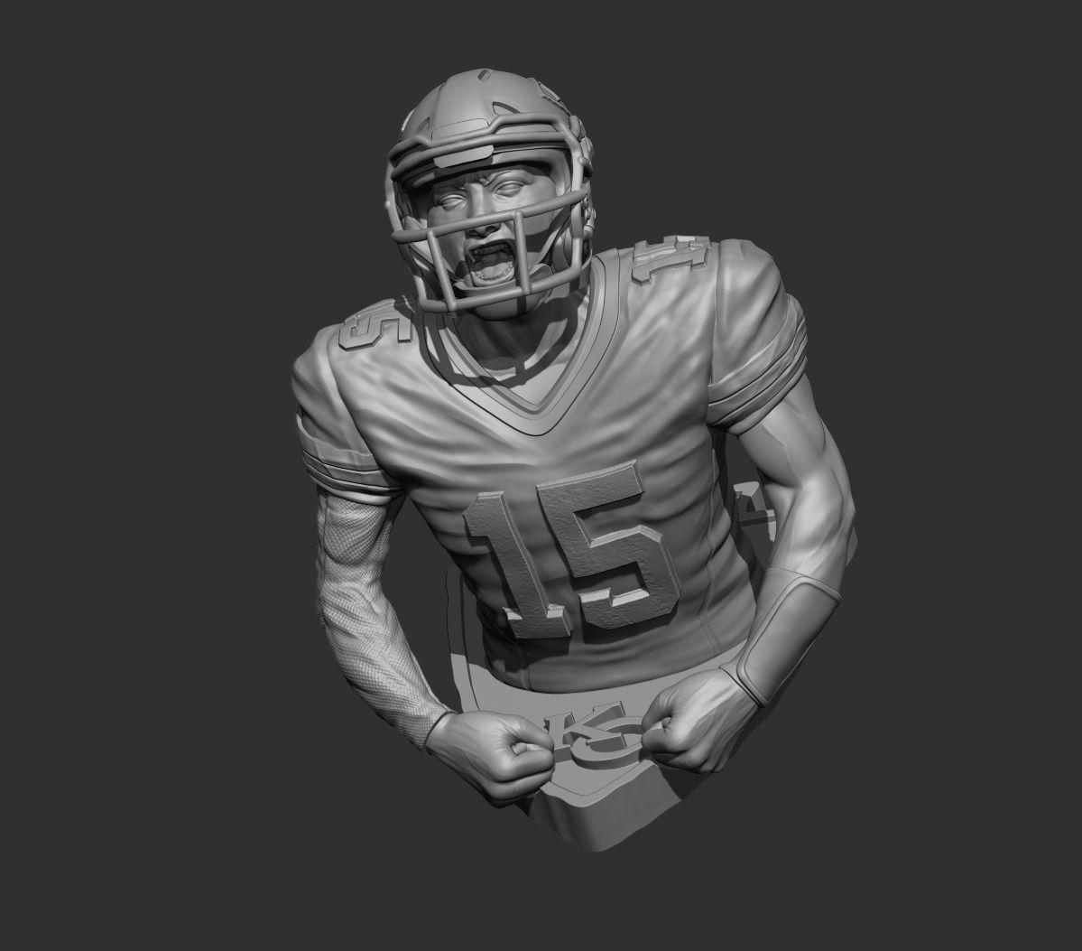 Patrick Mahomes Statue - 3D Printed - Etsy