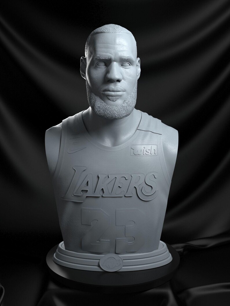 Lebron James 3D Printed Bust – the King of Basketball, 9" Tall - Etsy UK
