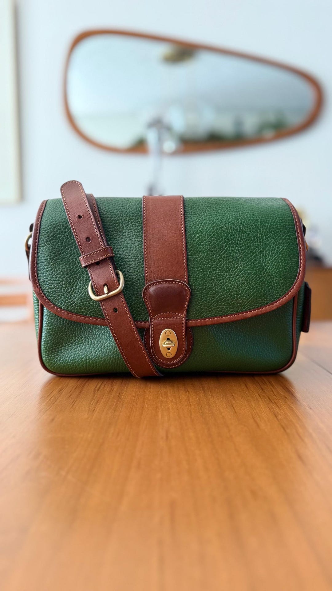 1990 Vintage Coach Sheridan Glenwood Bag Style 4225 in Clover - Etsy