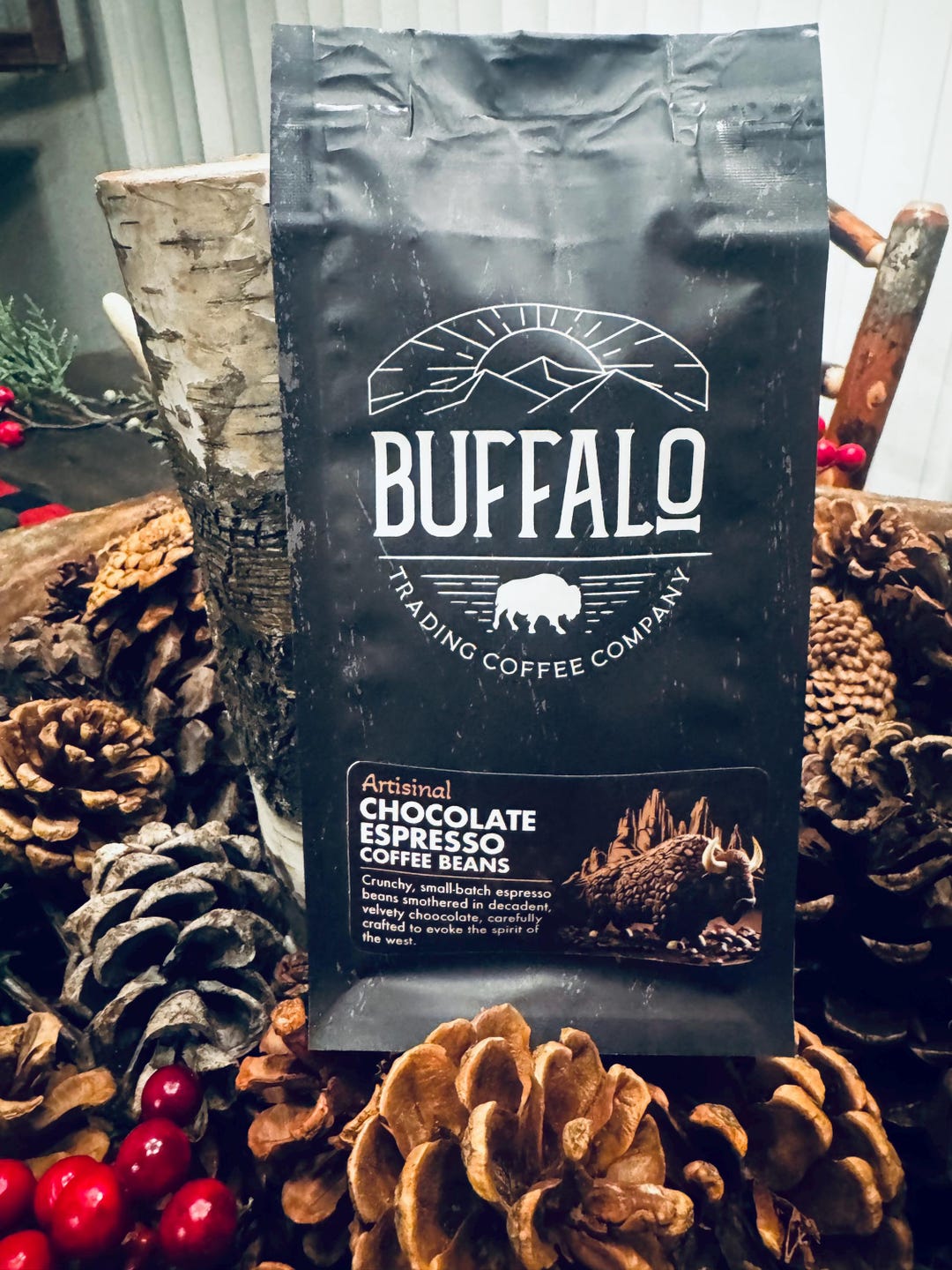 Coffee Chocolate Covered Espresso Beans by Buffalo Trading Coffee ...