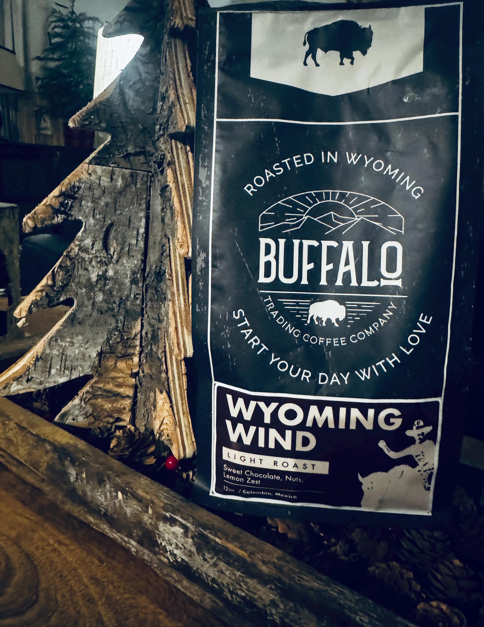 Wyoming Wind by Buffalo Trading Coffee Co. Wyoming Made 12 Oz. Coffee ...