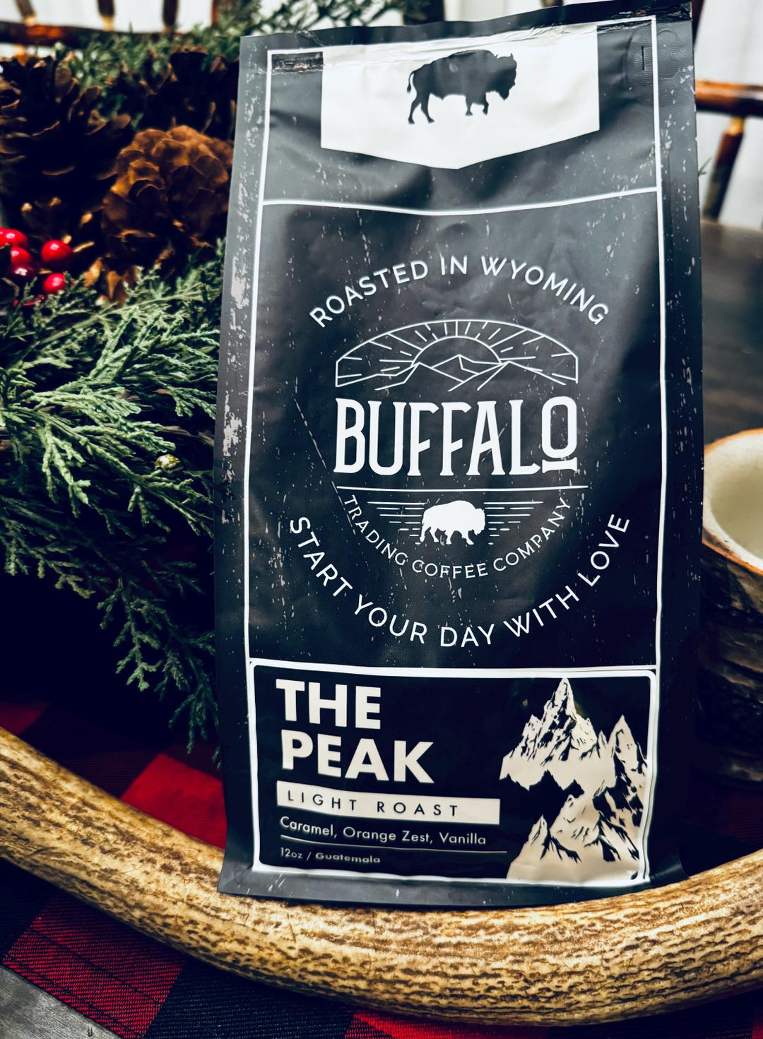 The Peak by Buffalo Trading Coffee Company Wyoming Made 4 Oz. Coffee ...
