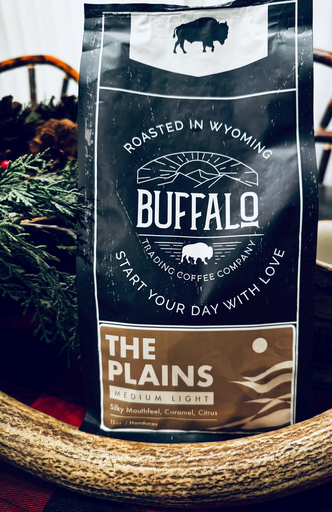 The Plains Coffee by Buffalo Trading Coffee Co. Wyoming Made 12 Oz ...
