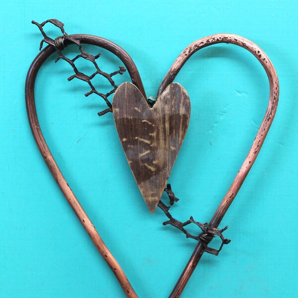 Copper Wire Heart - Etsy