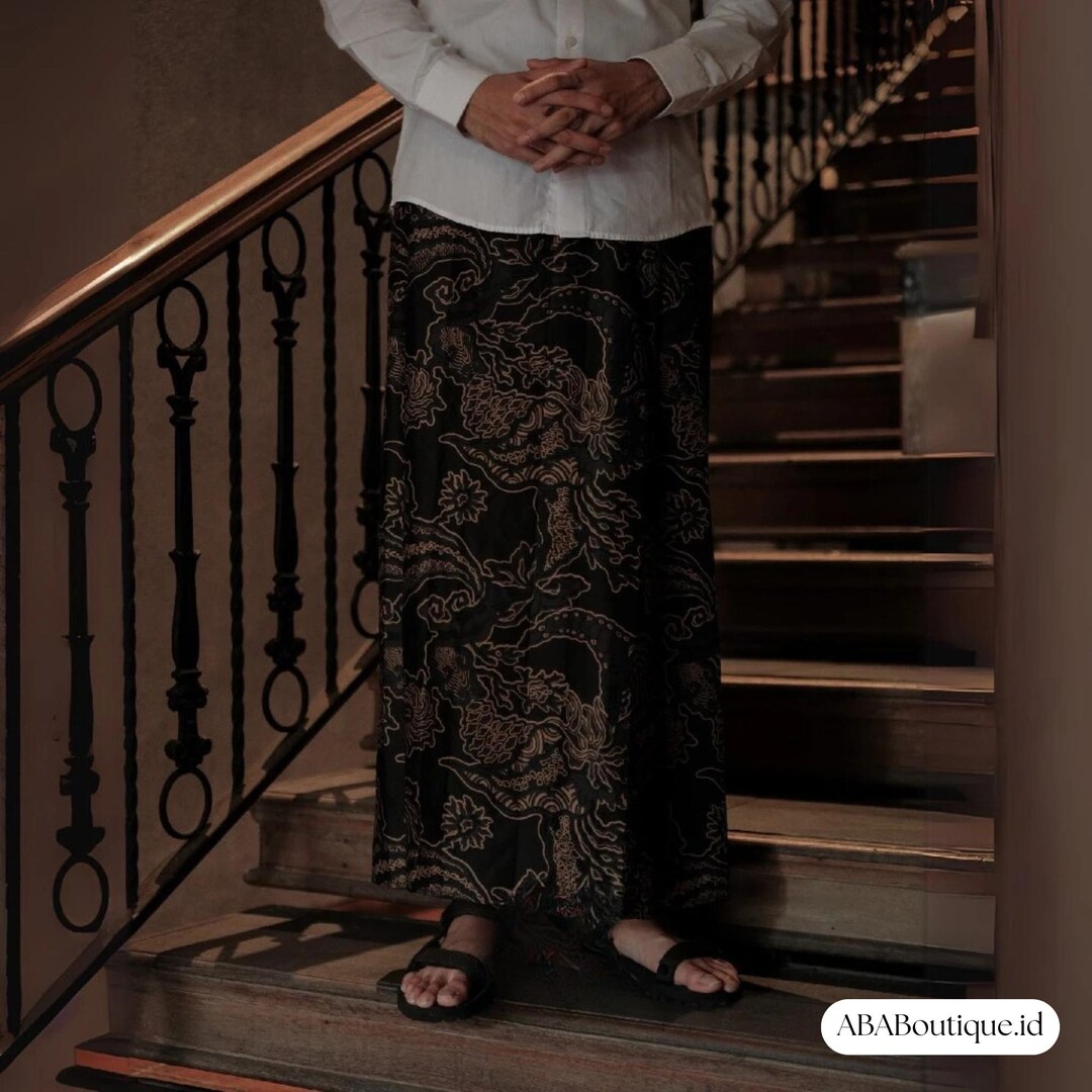 Sarong Batik for Men Muslim Prayer - Print Sarong - Beach Sarong ...