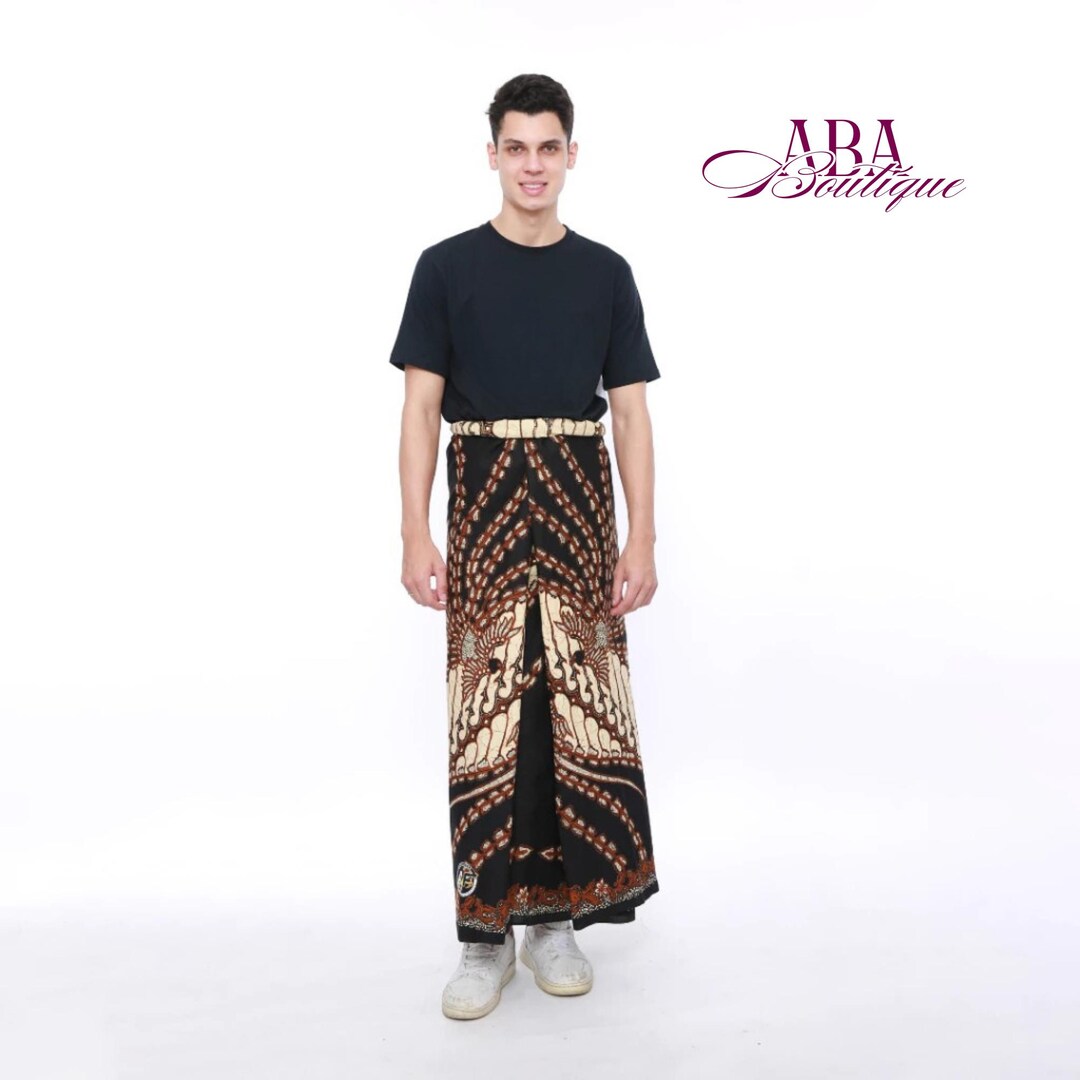 Indonesian Batik Sarong for Men Muslim Prayer - Print Sarong - Beach ...
