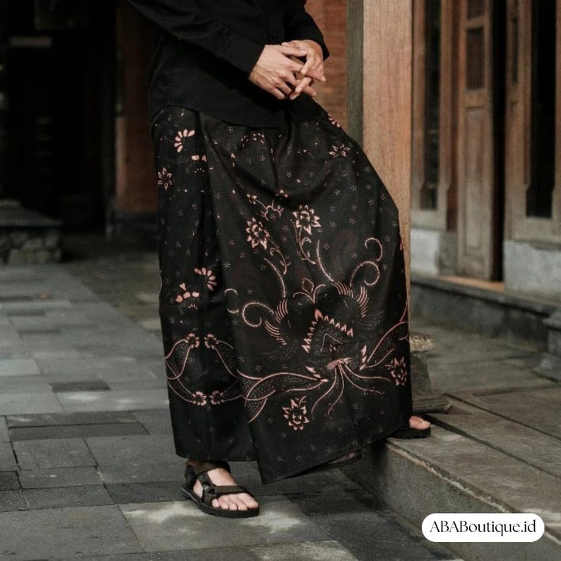 Sarong Batik for Men Muslim Prayer - Print Sarong - Beach Sarong ...