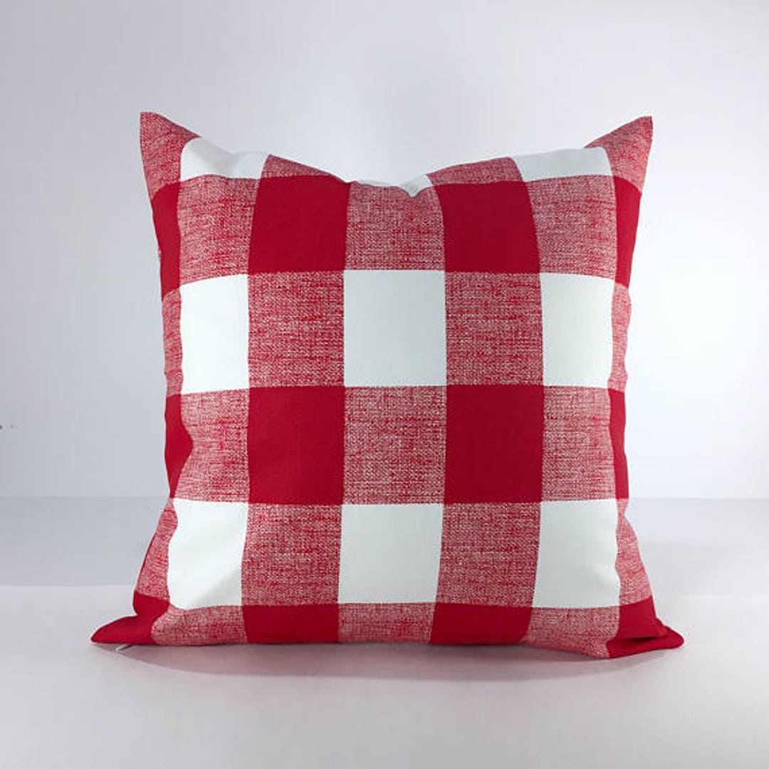 Red Pillow Cover, Red Decorative Pillow, Throw Pillow, Red Pillows ...