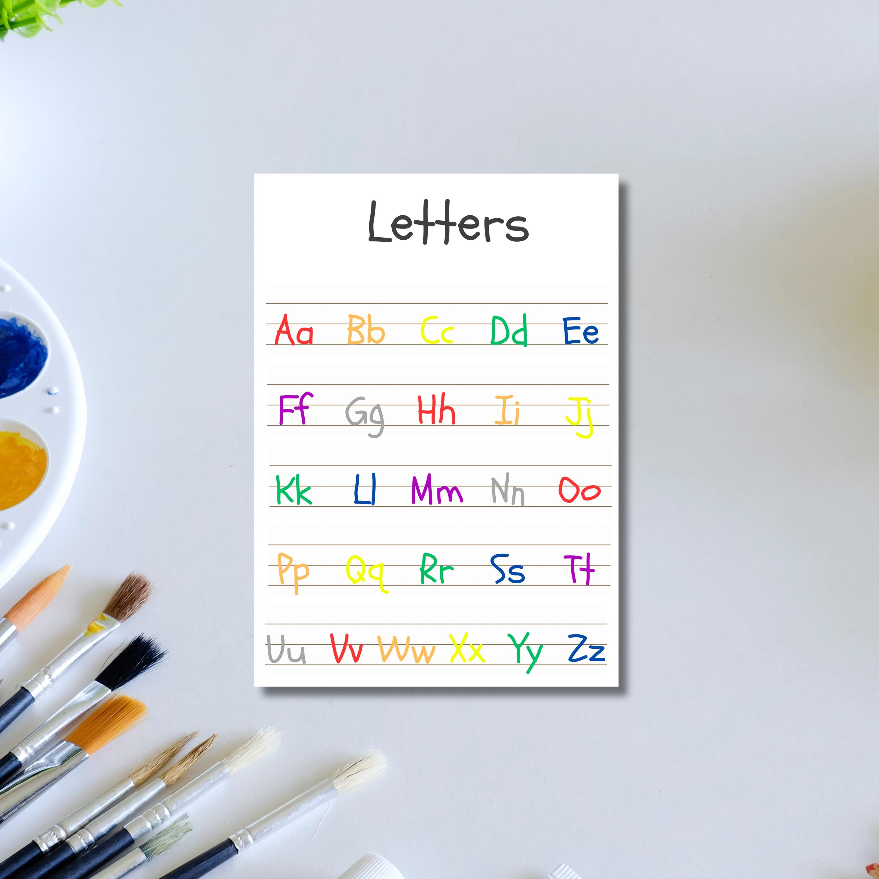 Alphabet Poster for Classroom ABC Poster for Classroom Poster Alphabet ...