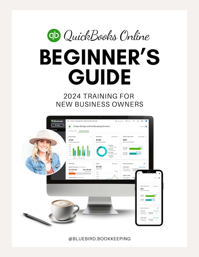 Quickbooks Online Beginners Guide - Etsy