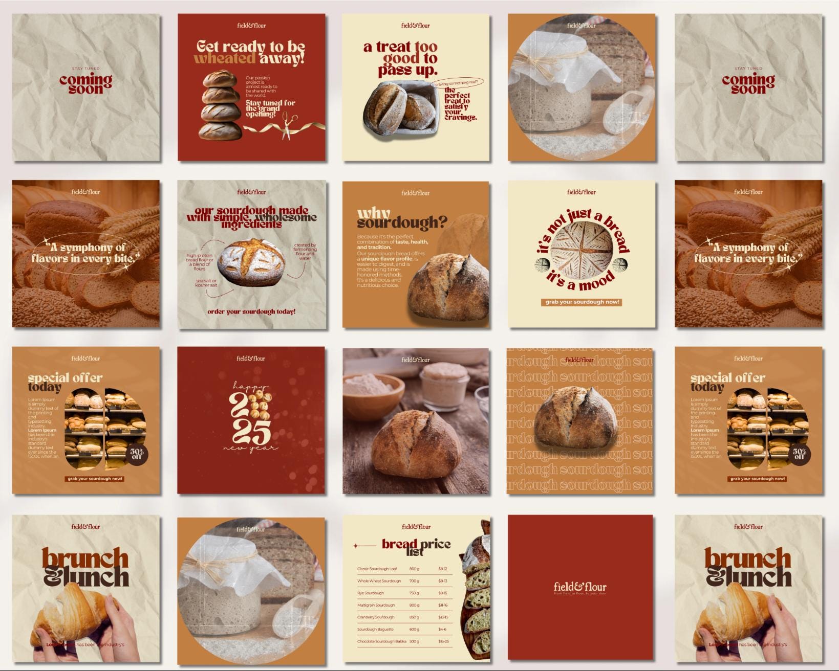CANVA TEMPLATES | Minimalistic Canva Designs: 12 Templates for a ...