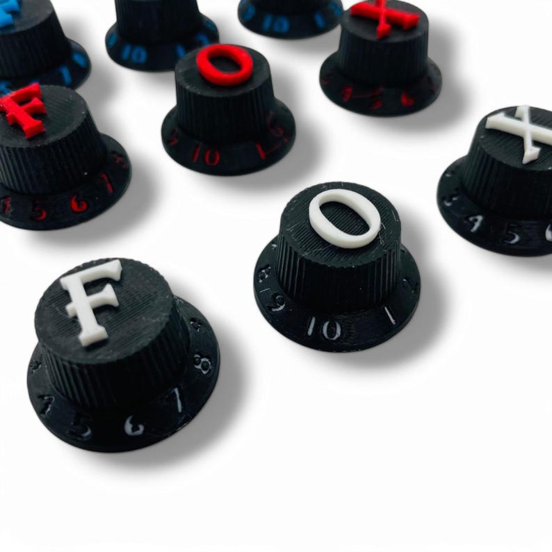 Custom Guitar Volume Knobs – Personalized 3D Printed Knobs for Electric ...