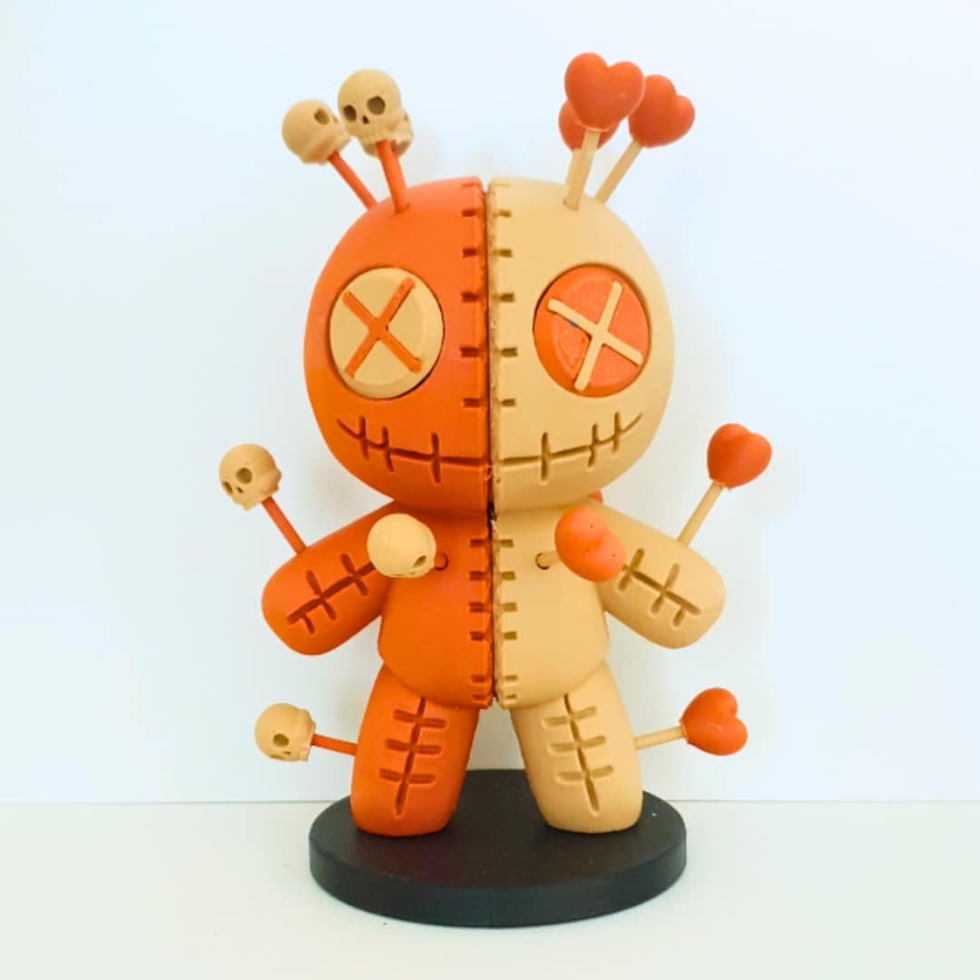 Custom Voodoo Doll Figure | 3D Printed Gothic Decor | Choose Your ...