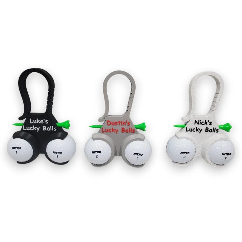 Funny Golf Ball Holder – My Lucky Balls – Personalized Golf Gift ...