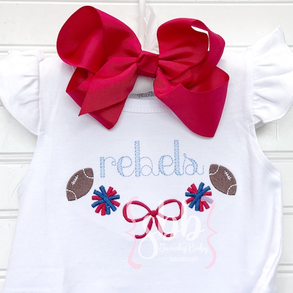 Embroidered Football - Etsy