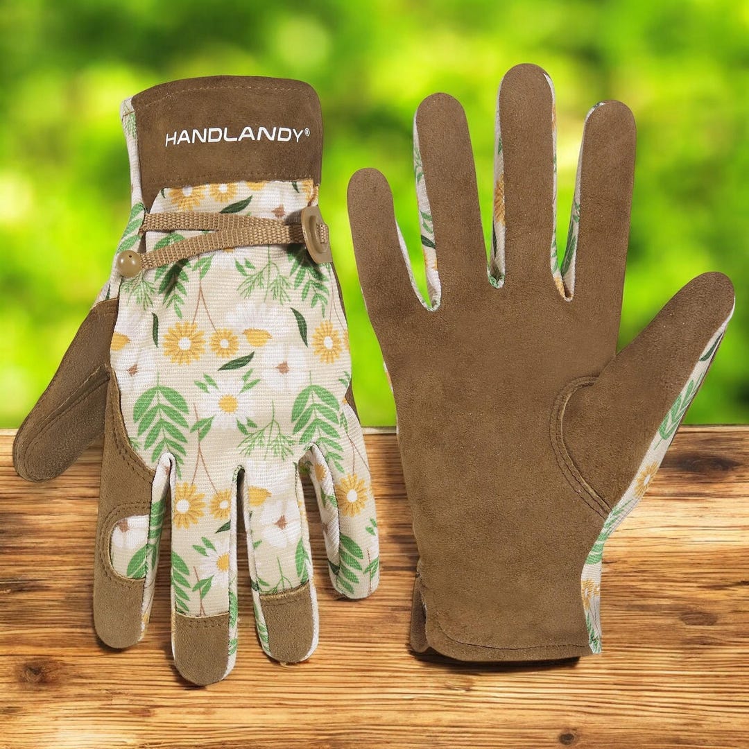 Gardening Gloves | Floral Outdoor Work Gloves | Custom Gift for Garden ...
