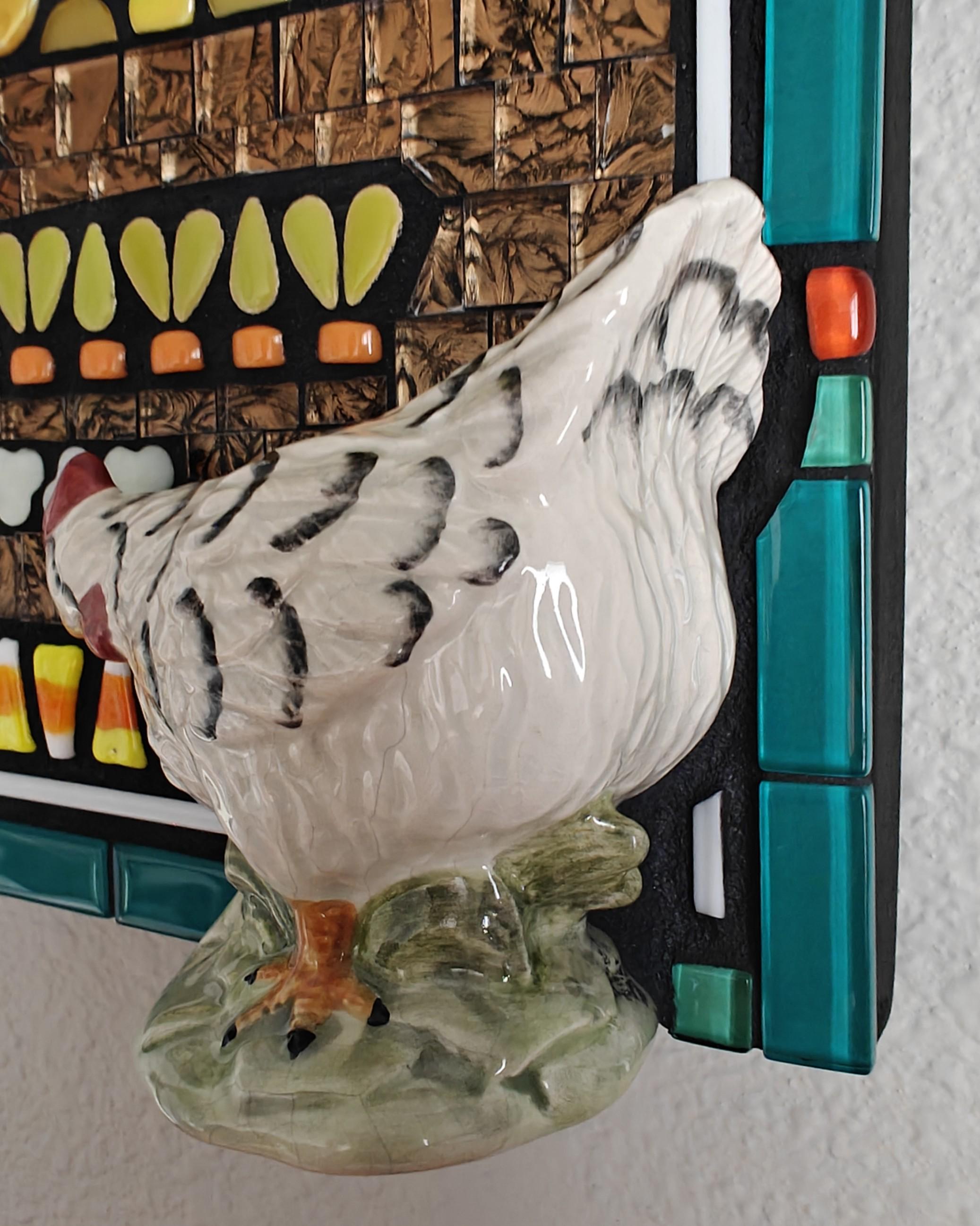 Weekend at the Farm Mosaic Art - Etsy