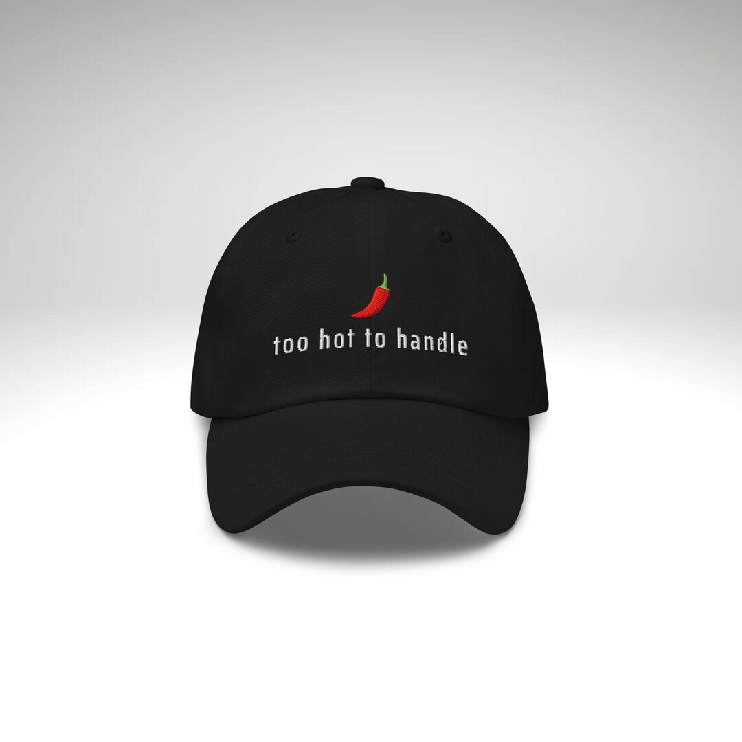 Chilli Cap | Minimalist Embroidery | Funny Food Quote | Casual ...