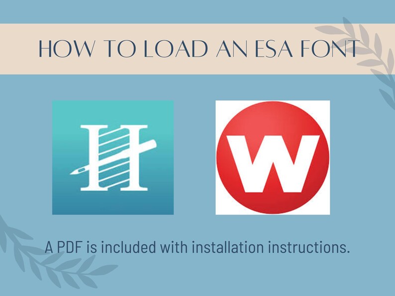 ESA Font Alphabet - Algerian Font - Multiple Sizes - Instant Download ...