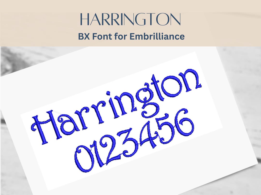 BX Font Alphabet - Harrington Font - 3 Sizes - Instant Download ...