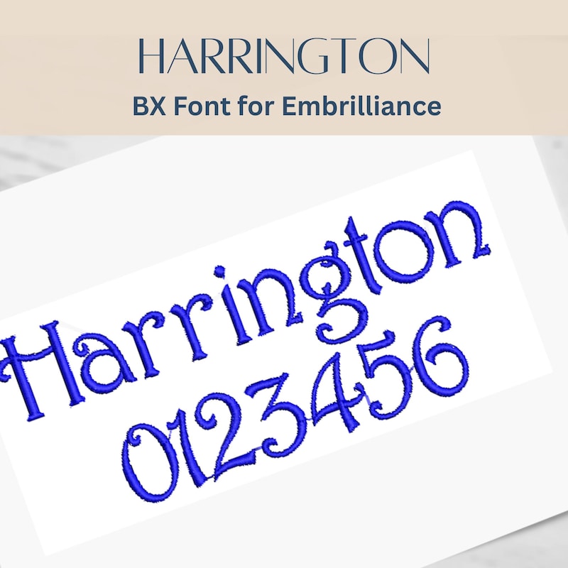Harrington Font - Etsy