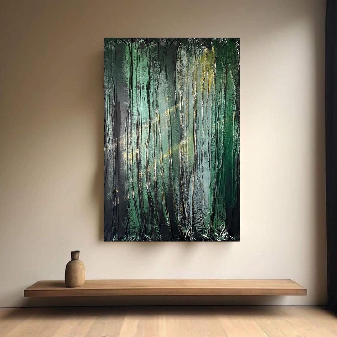 Modern Abstract Painting With Texture, 24/36 Inches. - Etsy