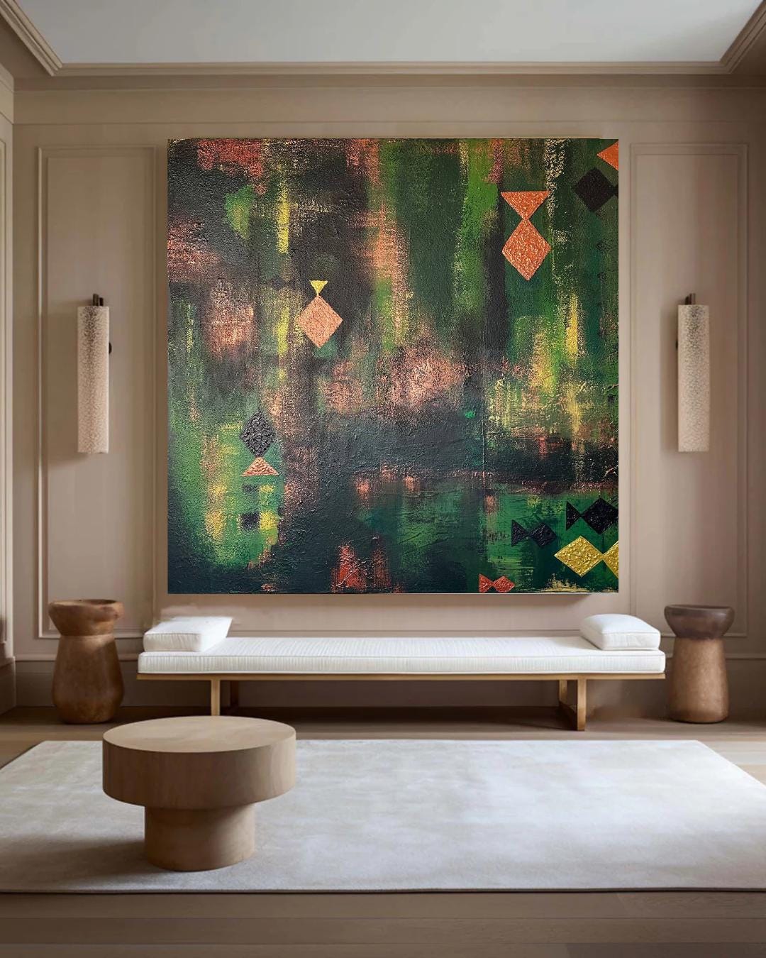 Modern Abstract Painting With Texture - Etsy