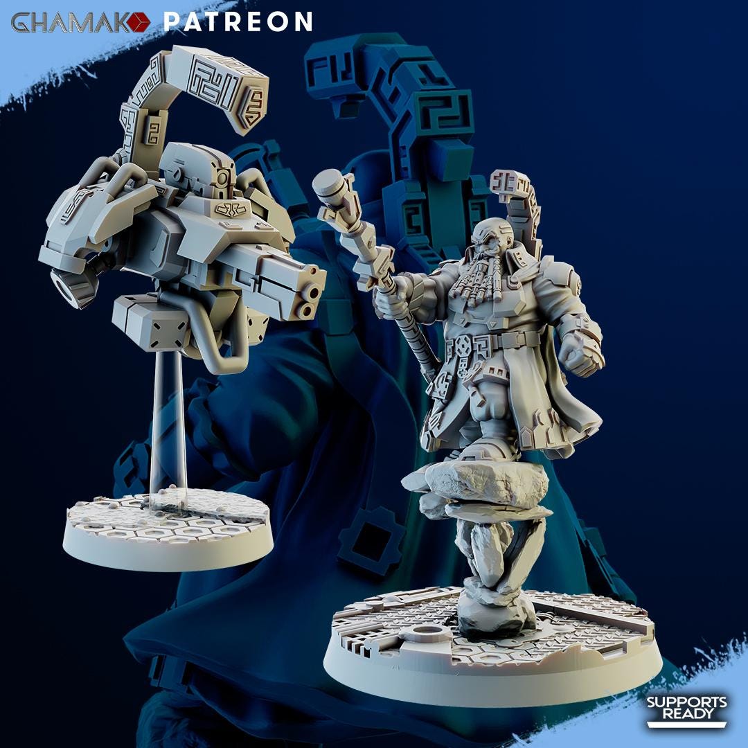 Master of Drones Dwarf Rigger Kildrak Lord of Engines Space Ironkin Vot ...