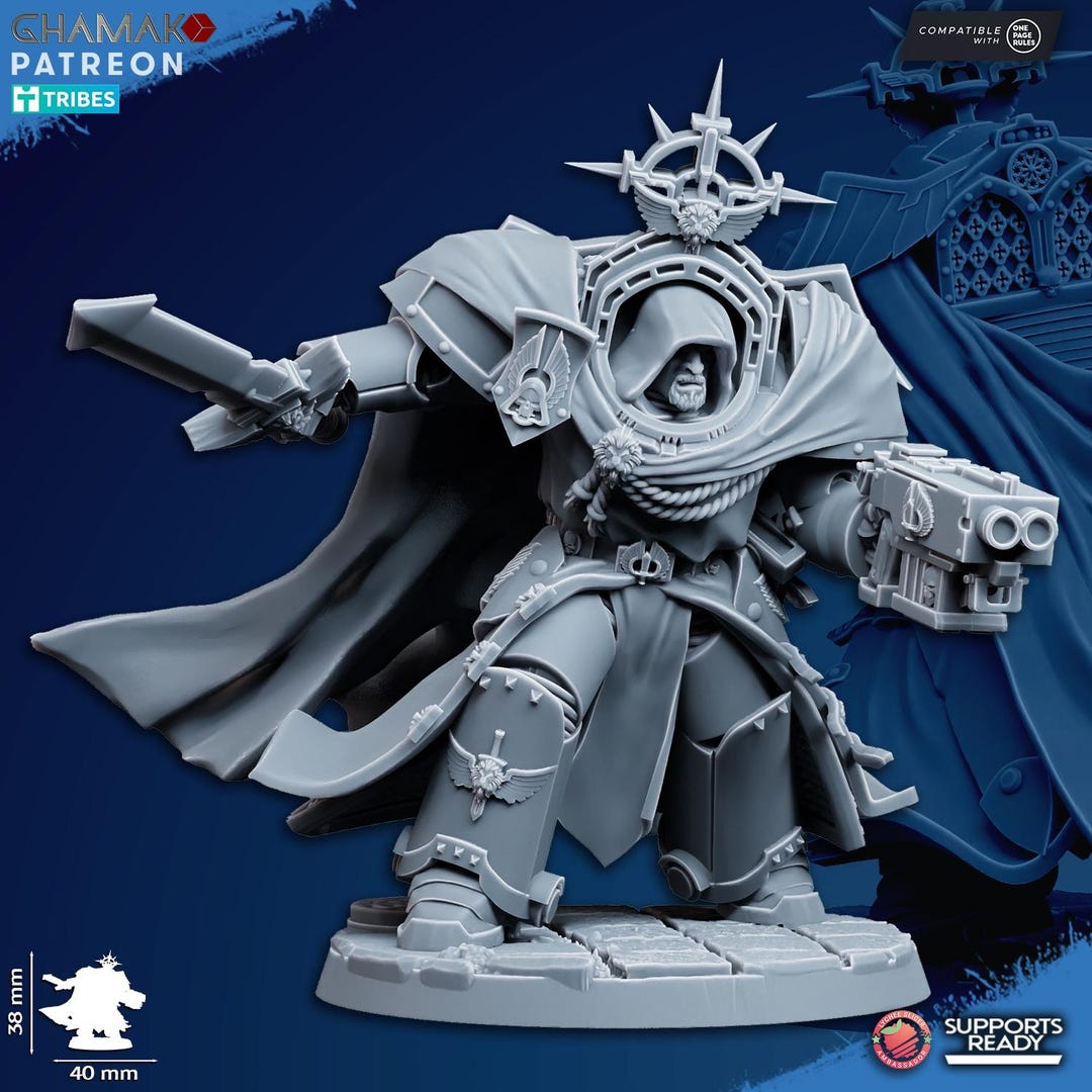 Exterminators Command and Hero Space Warriors Miniature Set (5 + 1 ...