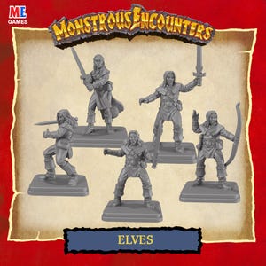 Heroes of Heroquest Characters Miniature Sets Wizard, Elf, Barbarian ...