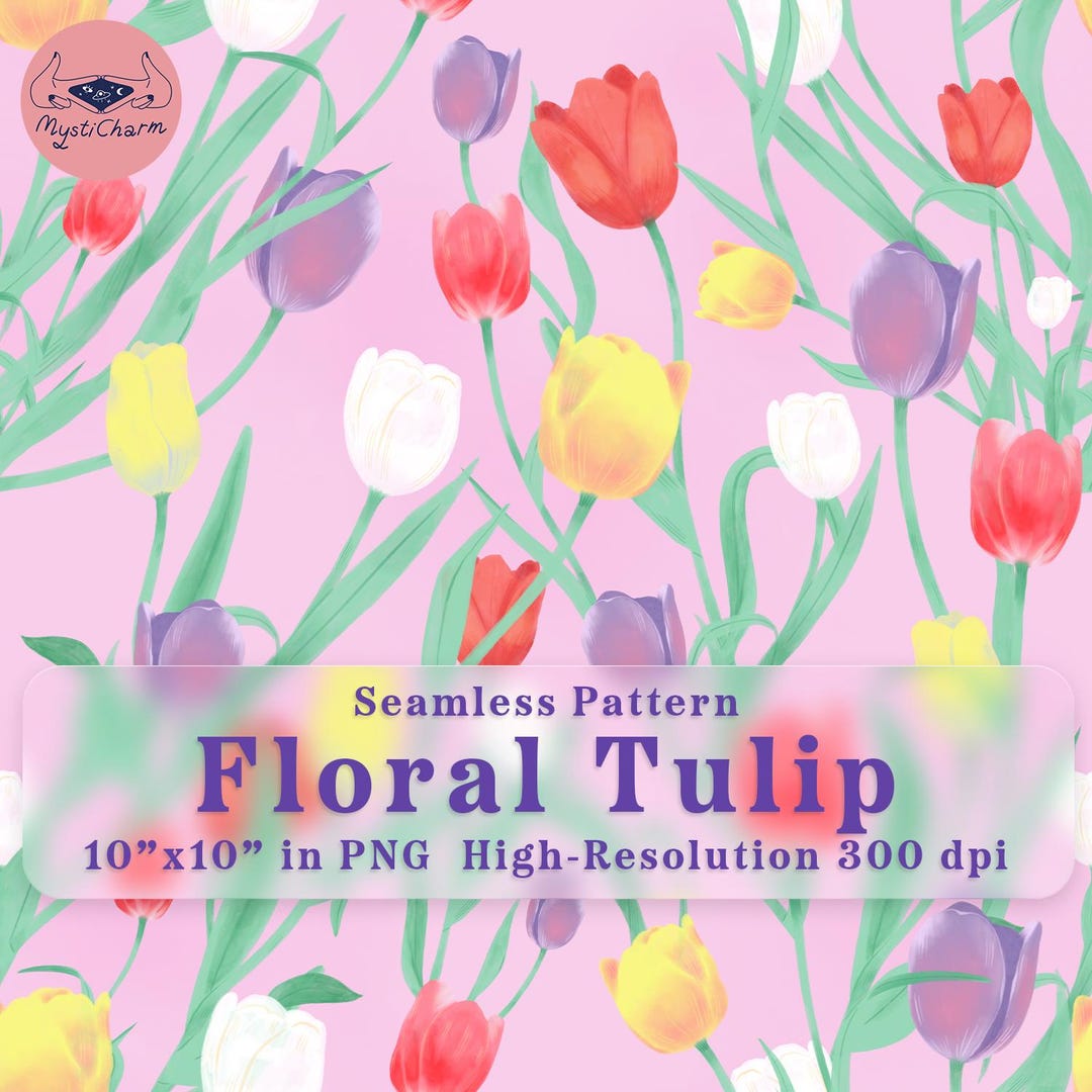 Floral Seamless Pattern Flower Paper Digital Nursery Seamless Pattern ...